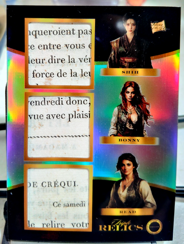 MARY READ, ANNE BONNY & BLACKBEARD POTP PIRATES EDITION TRIPLE RELIC ...