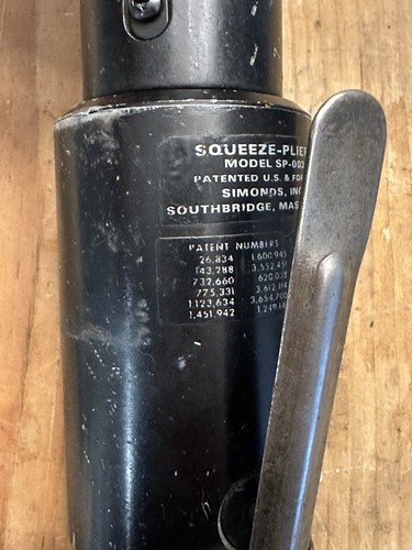 Simonds Inc. Squeeze Pliers Model SP-003 | eBay