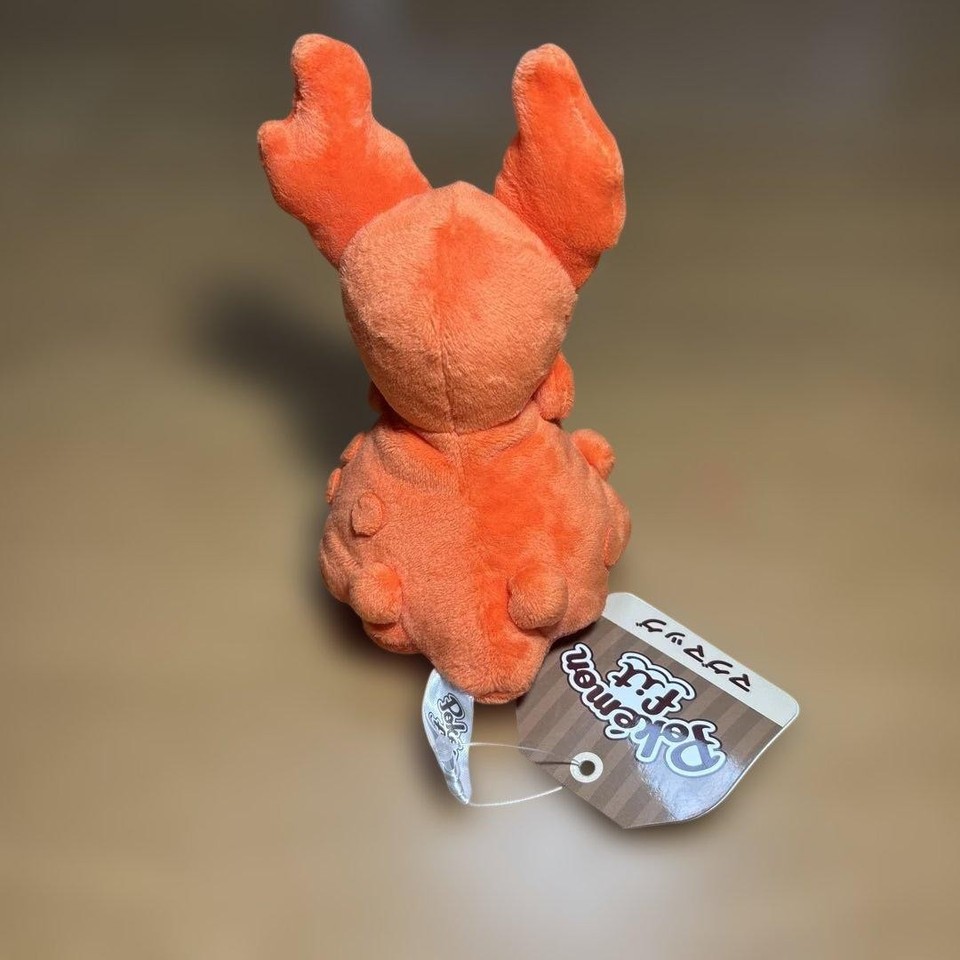 Pokémon Center Pokémon Fit Slugma Plush Toy Rare Tagged 7.1 ...