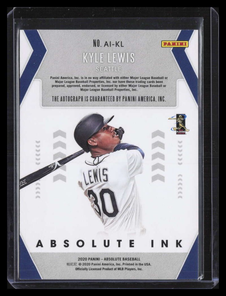 2020 Absolute Absolute Ink 48 Kyle Lewis Rookie Auto 65/99 | eBay