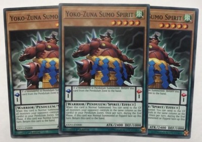 Yu-Gi-Oh! EXFO-EN000 - Yoko-Zuna Sumo Spirit Playset (x3) - 1st ed ...