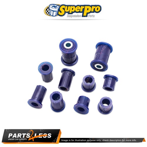 SuperPro Rear Leaf Spring Bush Kit KIT247K Durable Polyurethane ...