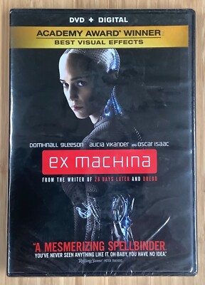 Ex Machina (2014) DVD D. Gleeson / Alicia Vikander / O. Isaac BRAND NEW ...