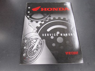 2010 Honda VFR1200F Service Shop Manual Repair Book VFR 1200F VFR1200 ...