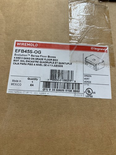 Wiremold Legrand EFB45S-OG Evolution Series Floor Boxes for sale online ...