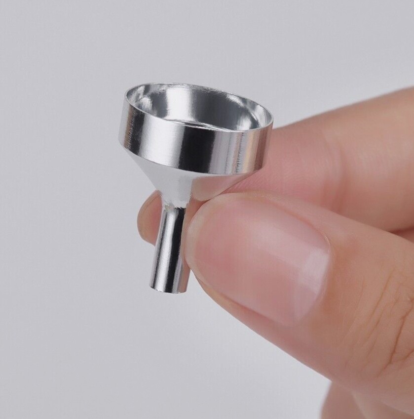 3Pcs Stainless Steel Funnel Set Small Metal Portable Funnels Metal ...