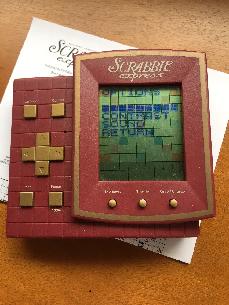 1999 Scrabble Express Handheld Portable Electronic Hasbro | eBay