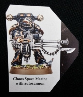 40K Autocannon Chaos Space Marine Start Collecting Warhammer | eBay