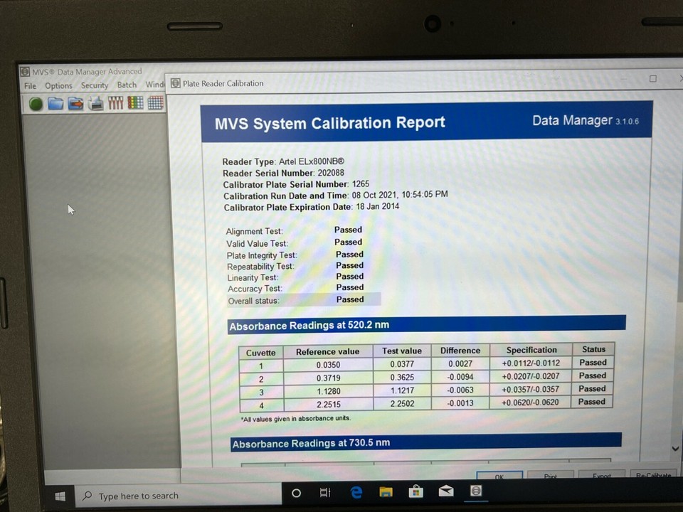 Artel MVS Single & Multichannel Liquid handling Verification System | eBay