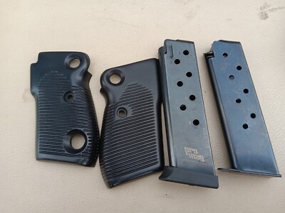 Beretta/Egyptian Helwan 951 Grips+magazines | eBay