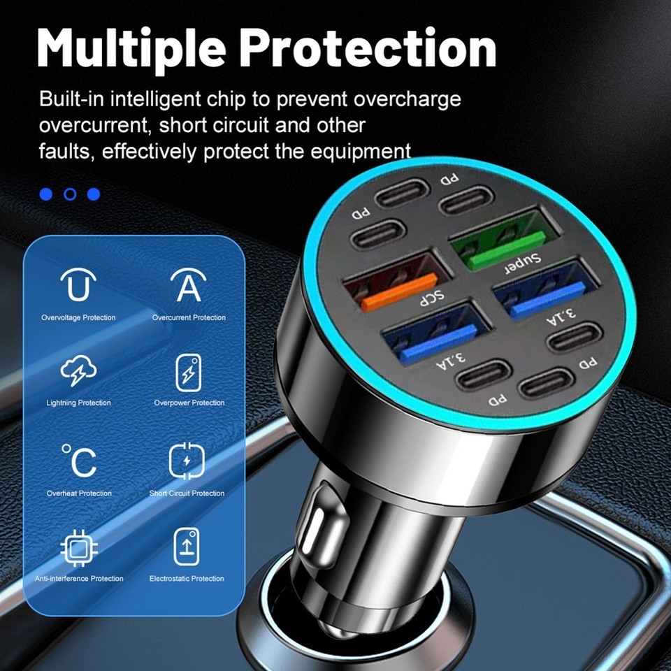 Innovative Car Charger with Sturdy Construction and Multi Device ...