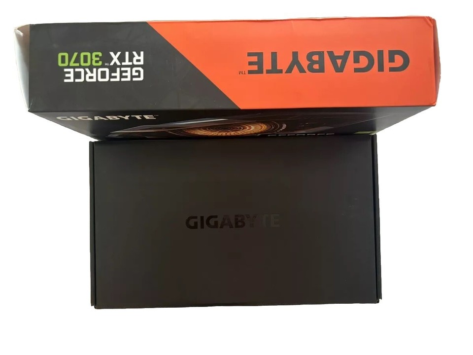 Nvidia Gigabyte Geforce RTX 3070 oc 8GB graphics card box only, No Foam ...