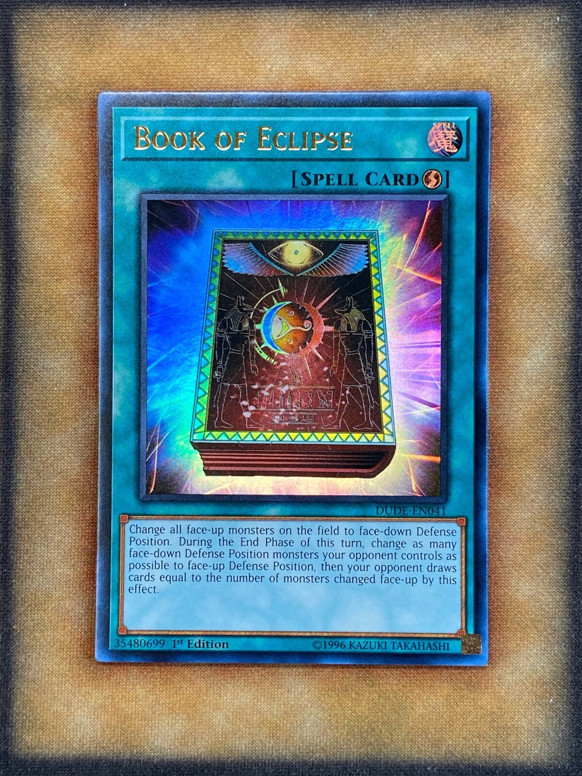 Yugioh Book of Eclipse DUDE-EN041 Ultra Rare 1st Ed NM | eBay