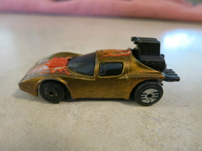 Vintage Hot Wheels 1983 Gold Flame Runner souped up Corvette | eBay