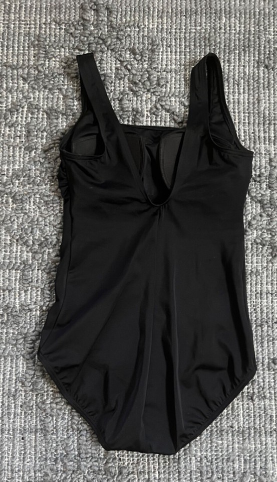 NWT Lands End Black One Piece Tugless Tank Swimsuit Sz 8 | eBay