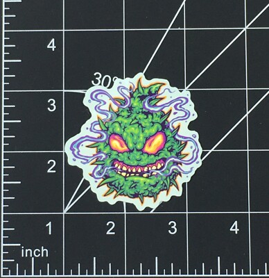 Evil Bud - Vinyl Sticker Smoking Marijuana Weed Durable | eBay