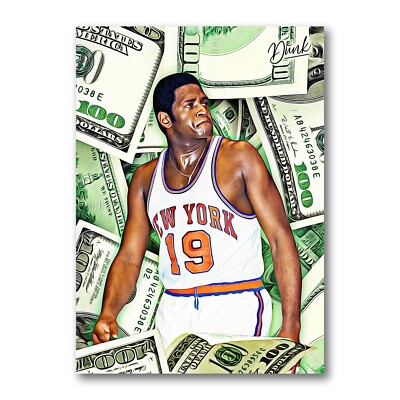 Willis Reed MVP Sketch Card Limited 02/30 Dr. Dunk Signed | eBay