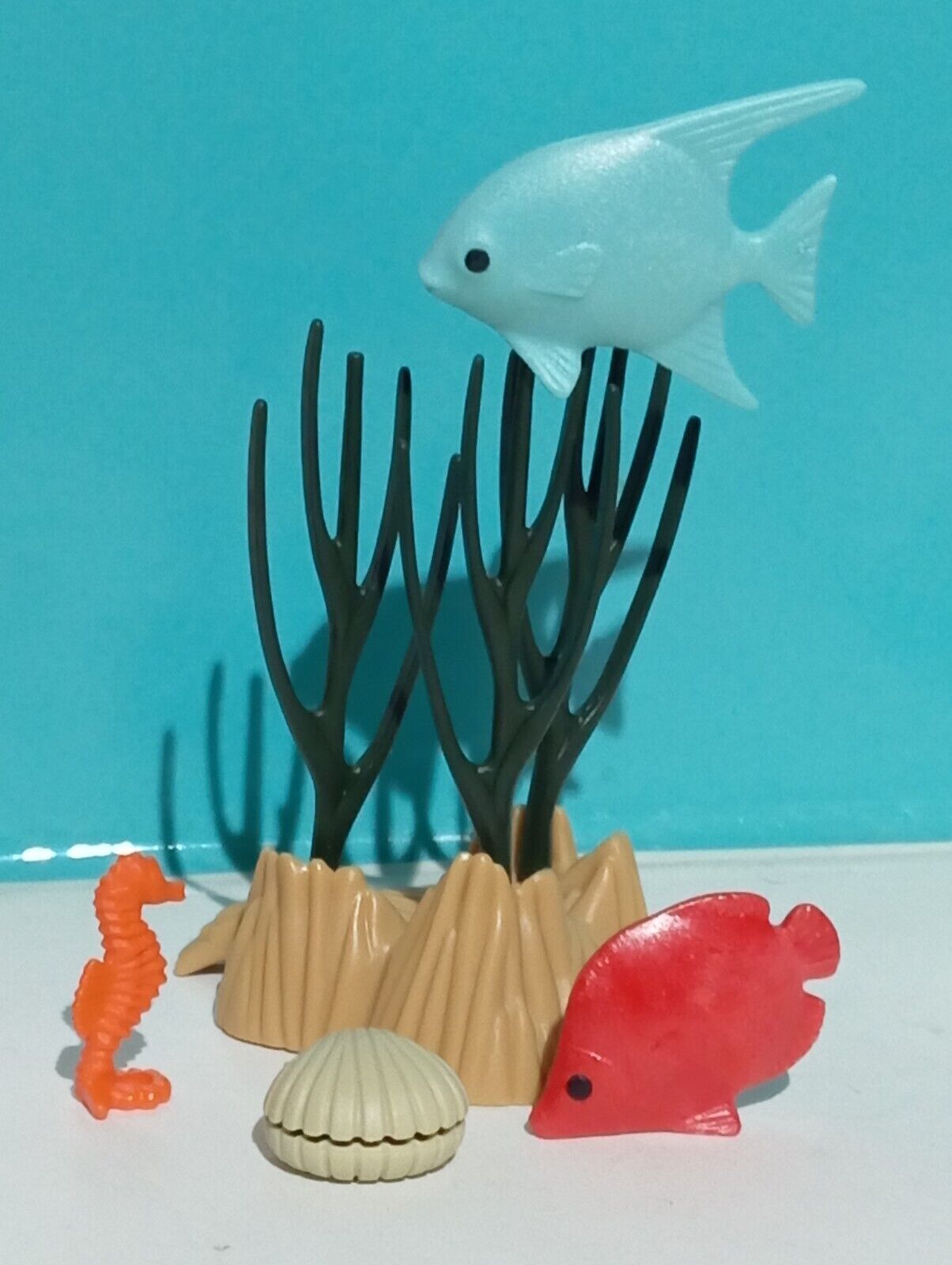 PLAYMOBIL FIGURES SET FISH SEAHORSE OYSTER UNDERWATER WORLD MERMAID | eBay