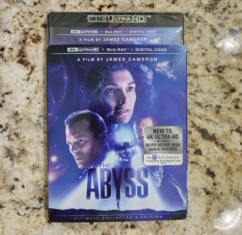 THE ABYSS with SLIPCOVER (4K Ultra HD + Blu-Ray + Digital) NEW USA ...