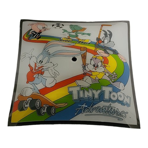 VTG Looney Tunes Tiny Toon Adventures Art Glass Light Fixture Cover ...