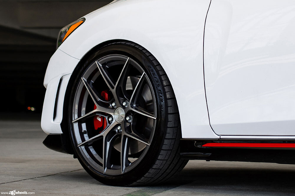 AVANT GARDE M580R: 20X9 21X12 DARK GRAPHITE METALLIC RIMS FITS C8 ...