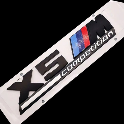 For BM X5 Series Emblem X5M COMPETITION Number Letters Rear Trunk Badge ...