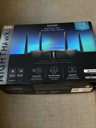 Netgear Nighthawk RAX42 AX55-Stream WiFi 6 Router AX4200 | eBay