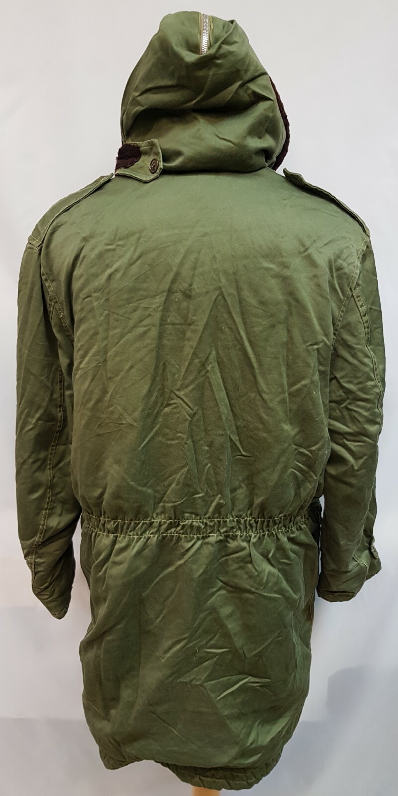Vintage USAF Talon Zip Winter Aircrew B9 Type Quilted Split Hood Parka ...