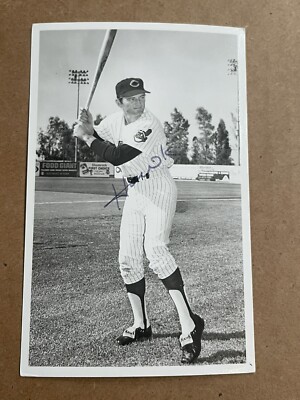 Ken “Hawk” Harrelson Cleveland Indians Autographed Photo Postcard | eBay