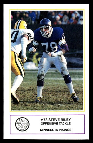 1985 Minnesota Vikings Police #11 Steve Riley Football Card | eBay