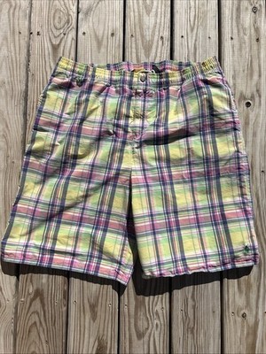 Polo Ralph Lauren Men's Plaid Swim Trunks Shorts Drawstring Pockets ...