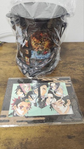 Demon Slayer Popcorn Bucket Mugen Castle Movie Bonus Set Art Stand New ...