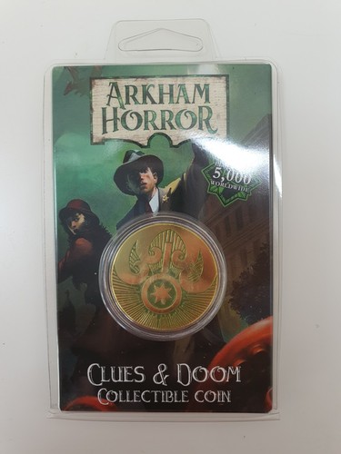 Limited Edition Arkham Horror Clues & Doom Collectible Coin 1/5000 New ...