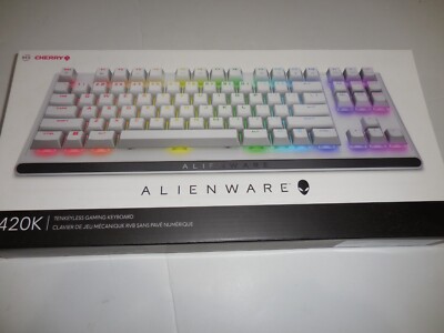 Sealed Dell AW420K Alienware | Tenkeyless Gaming Keyboard Wired |US ...