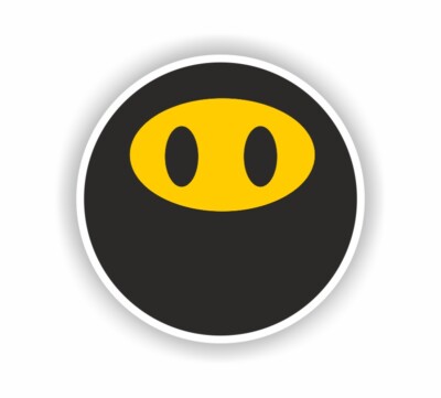 Balaclava Smiley Sticker 100mm x 100mm Decal Stickers Car Van Funny ...