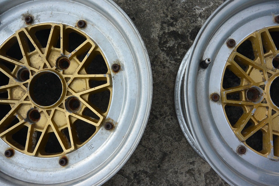 JDM 14" SSR Star Shark II 2 wheels rims for datsun 280zx ae86 ta22 s30 ...