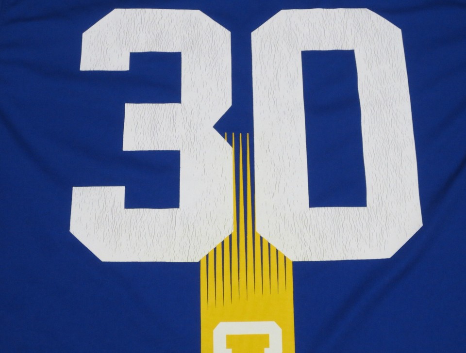 SHARP Golden State WARRIORS #30 Steph CURRY Shooting SHIRT Jersey Sz ...