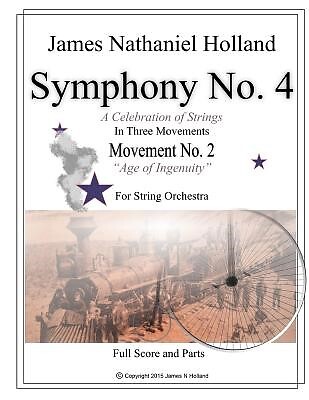 Symphony No 4 Movement No 2 Age Ingenuity Full Score Part by Holland ...