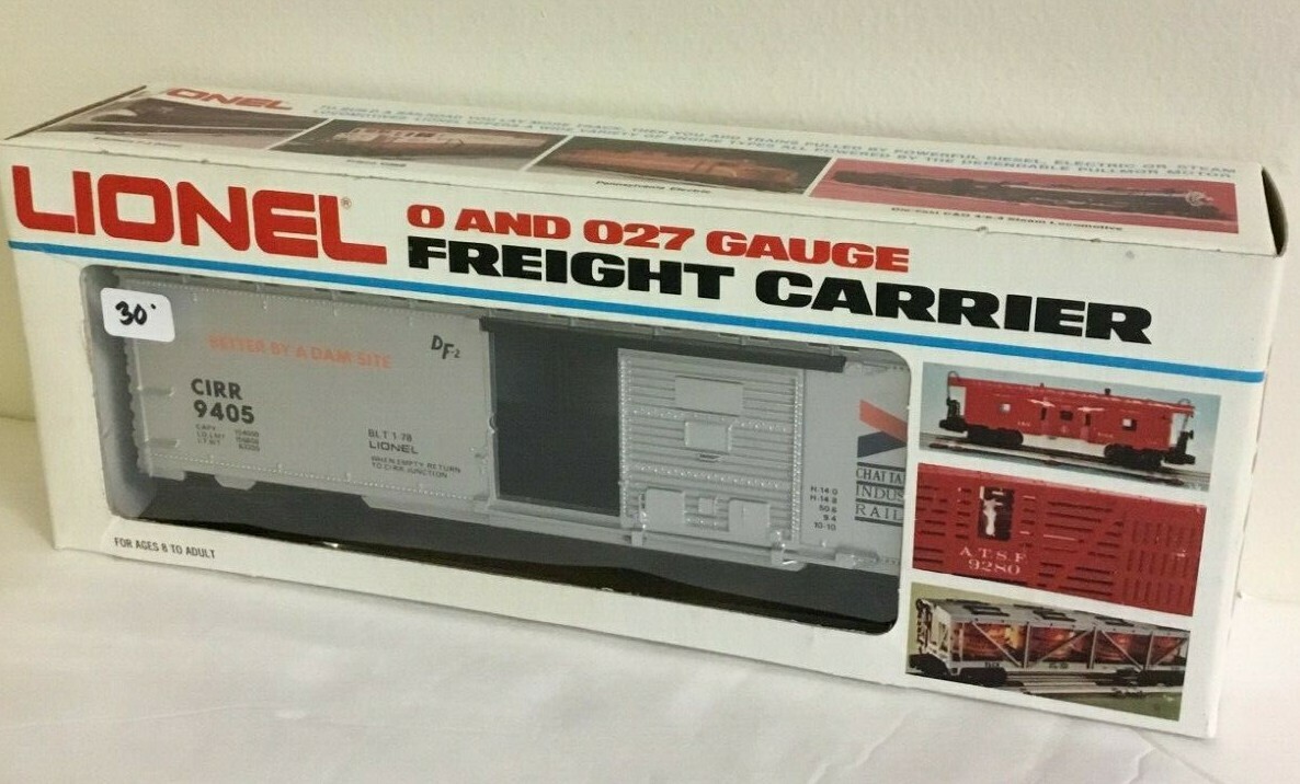Lionel O Scale Chattahoochee Industrial Railroad Boxcar CIRR 9405 for ...