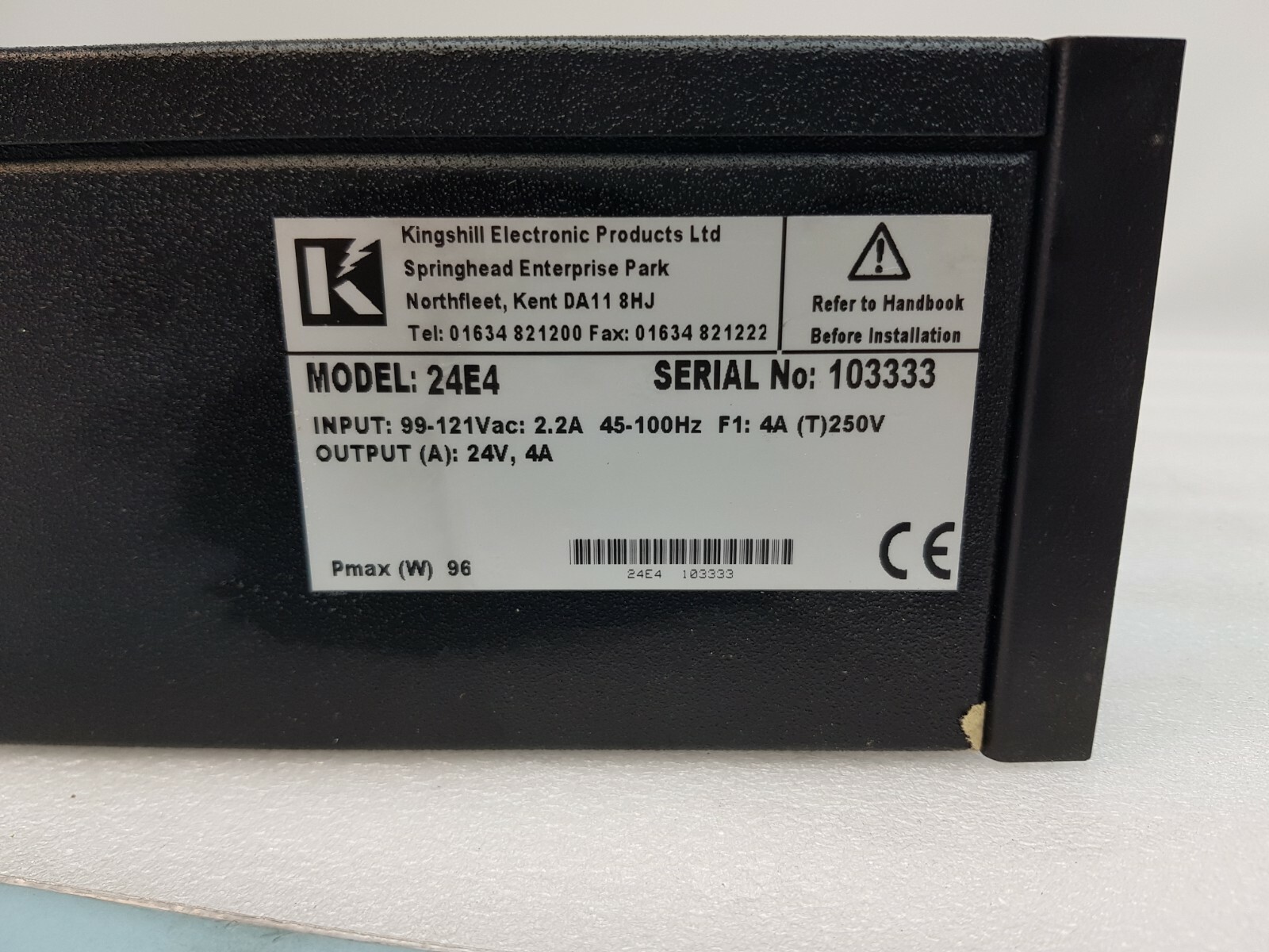 KINGSHILL POWER SUPPLY 24E4 | eBay