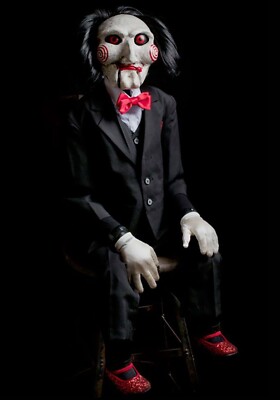 Saw Billy the Puppet Posable Halloween Decoration Figure Trick Or Treat ...