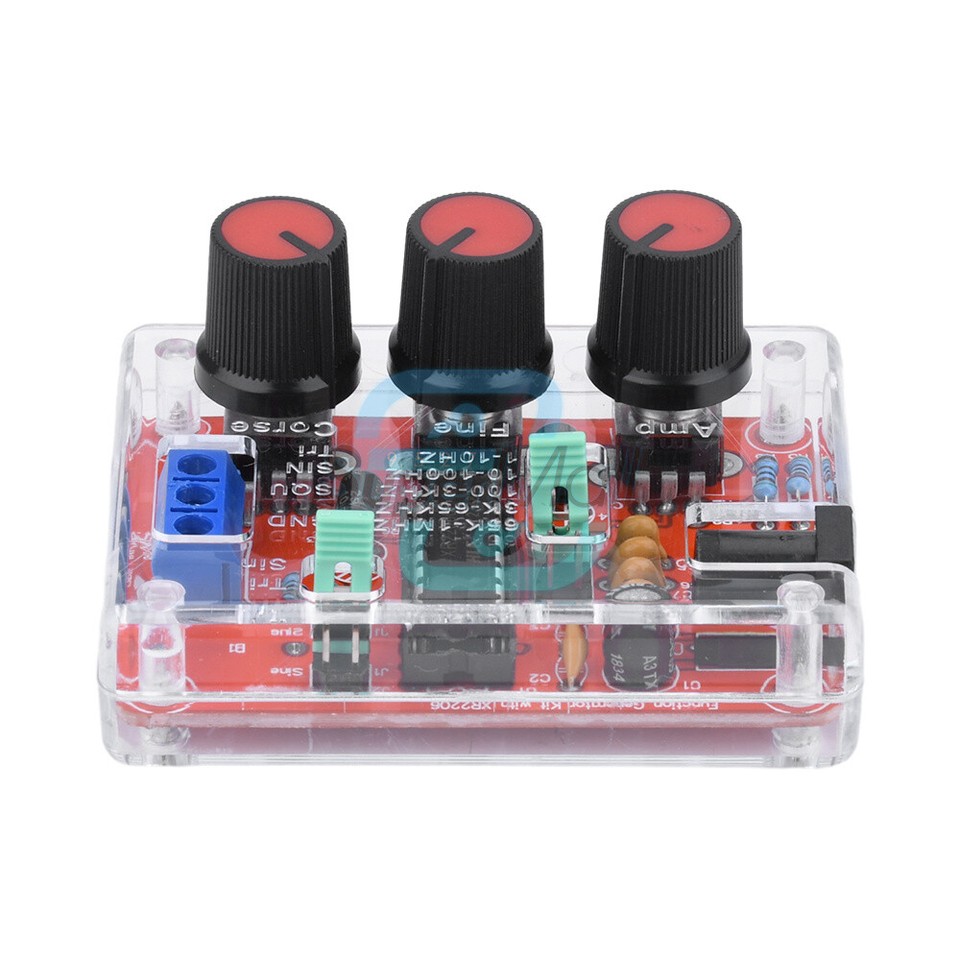 XR2206 Function Signal Generator Finished Sine Triangle Square Wave 1HZ ...