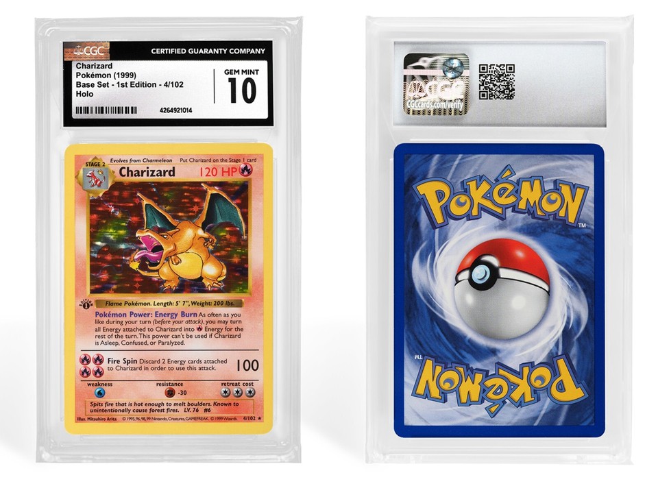 Card Capsule 50 Count Exact Fit for CGC Graded Slabs Resealable Sleeves ...