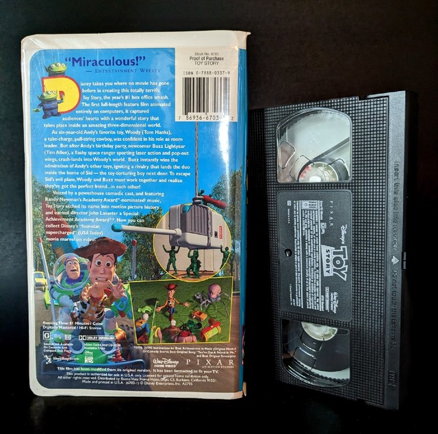 Toy Story (VHS, 2001) for sale online | eBay