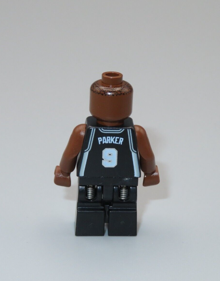 Lego New NBA Tony Parker # 9 San Antonio Spurs basketball minifigure ...