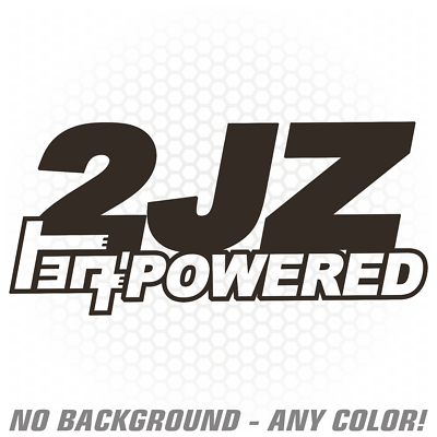 2jz Powered Engine Vinyl Decal Sticker Japanese JDM Drift stance ...