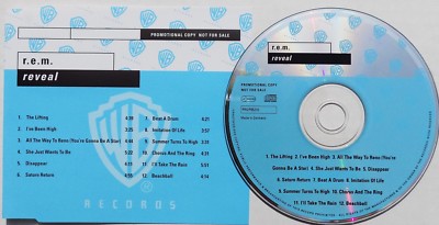 R.E.M. CD Reveal REM German 12 Track PROMO ONLY Diff Slv. PROP052 ...