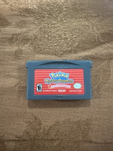 Pokemon Mystery Dungeon: Red Rescue Team Game Boy Advance Authentic VG ...