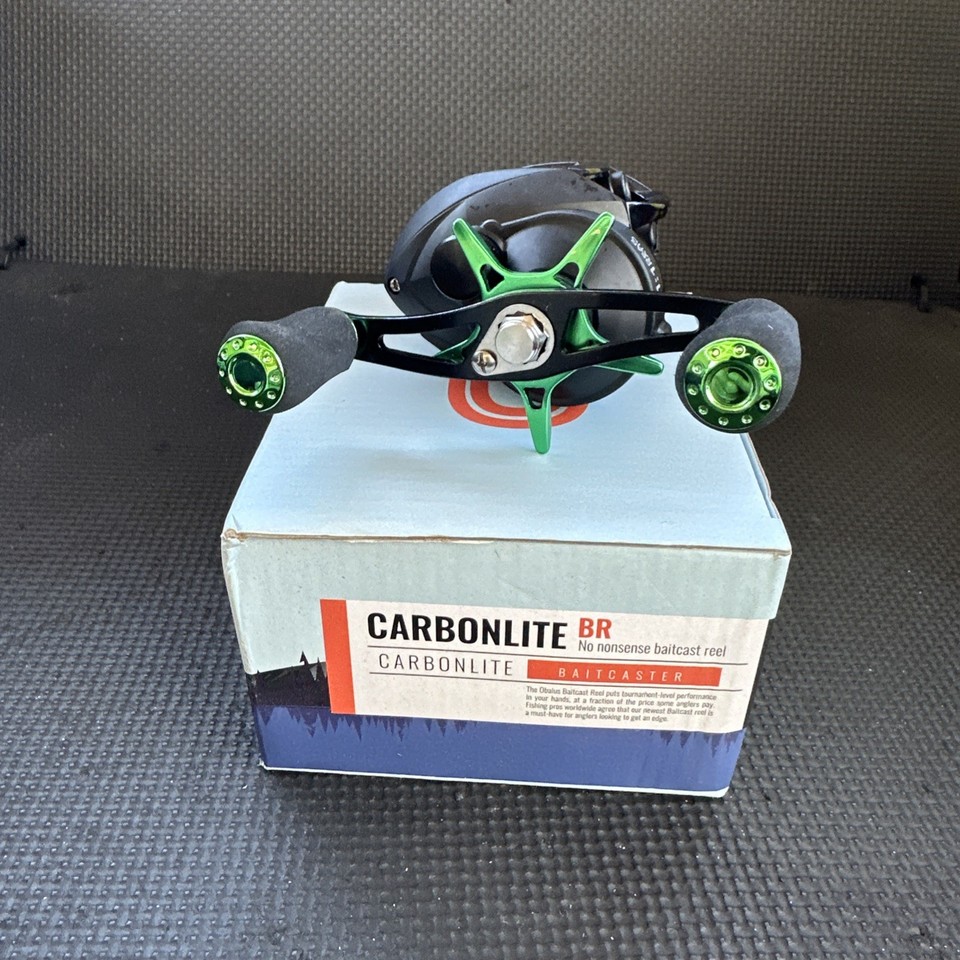 NEW Balus Baitcaster Carbonlite BR BS2000 Green Obalus Reel. B4 | eBay