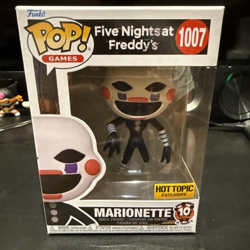 FUNKO POP! MARIONETTE #1007 HOT TOPIC EXCLUSIVE FIVE NIGHTS AT FREDDY’S ...